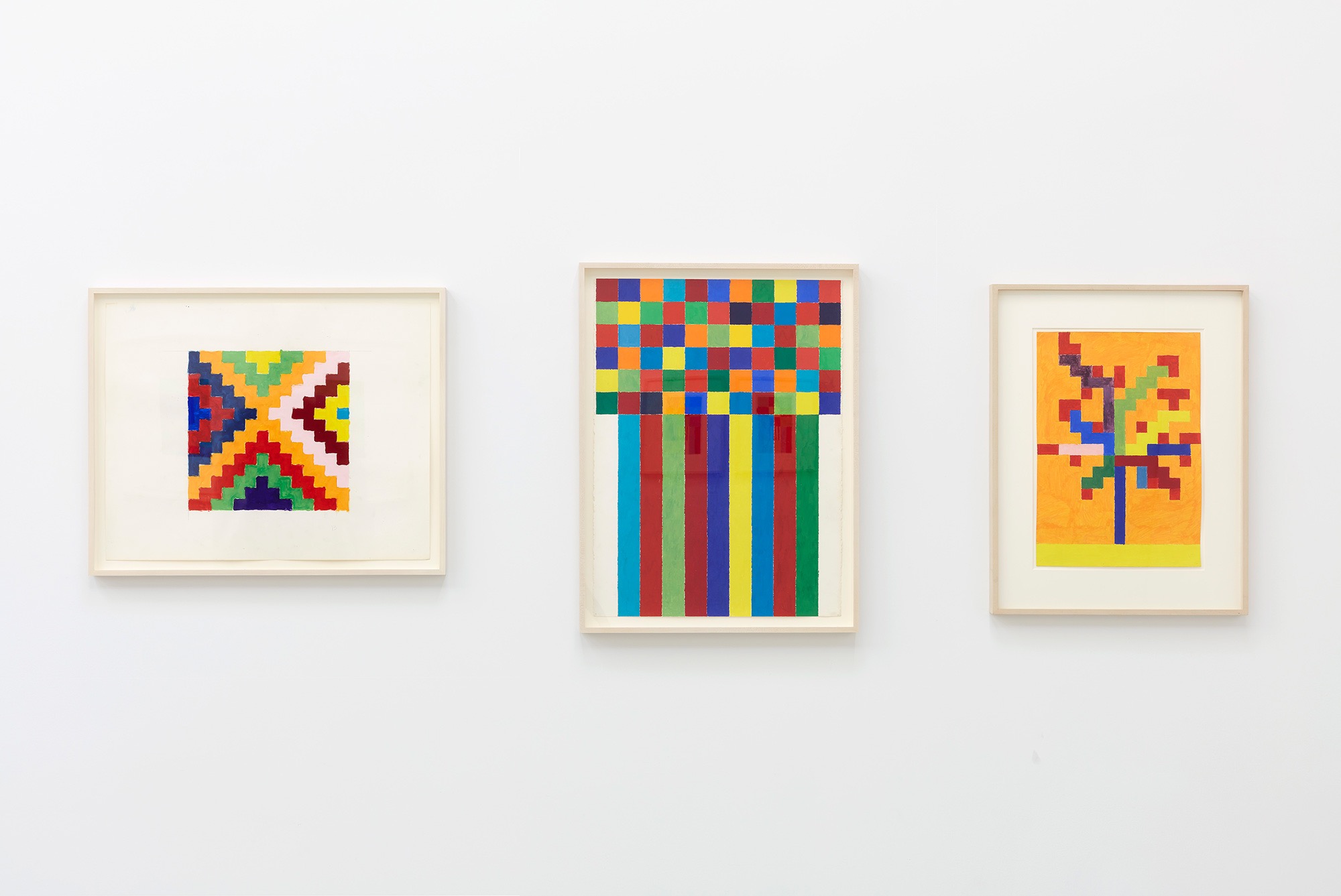 Peter Halley, Boats Crosses Trees Figures — KARMA