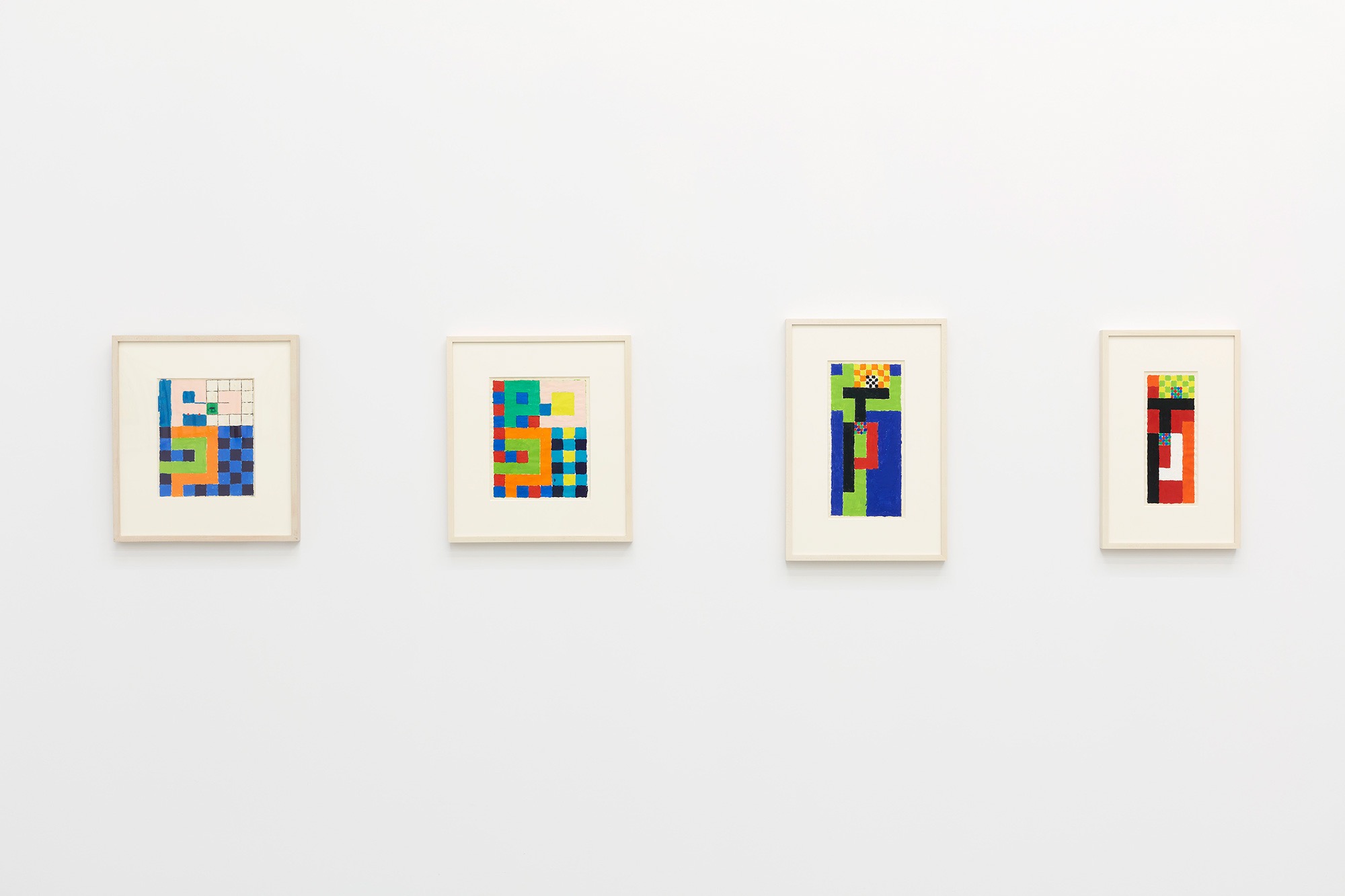 Peter Halley, Boats Crosses Trees Figures — KARMA